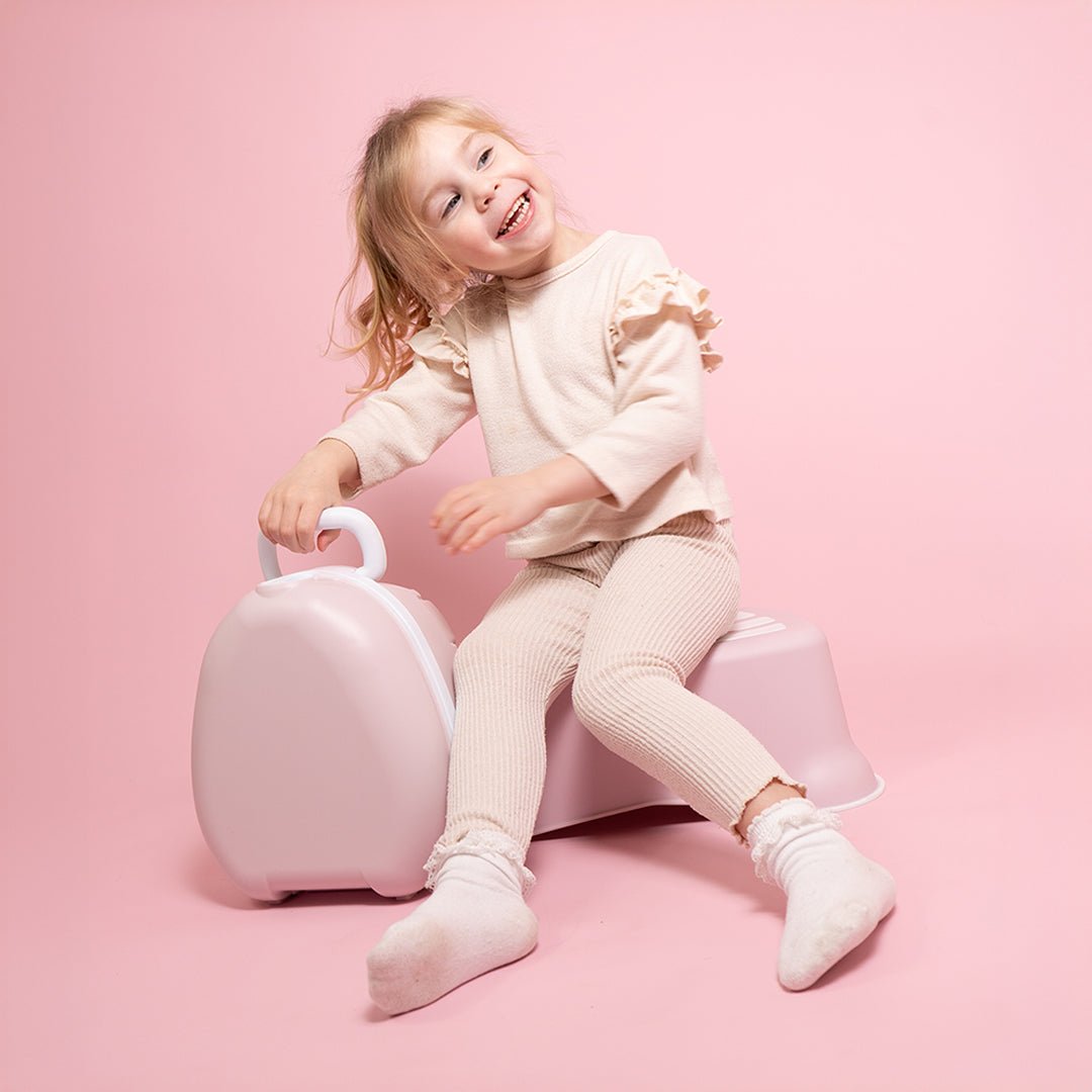 Blush Pink Potty Chair - Portable & Leakproof for Easy Training – My ...