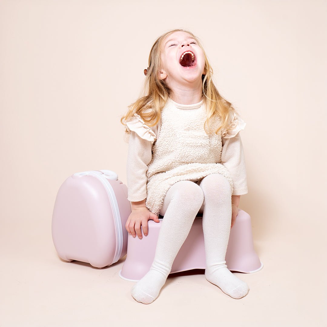 Kids Step Stool for Potty Training - Blush Pink – My Carry Potty®