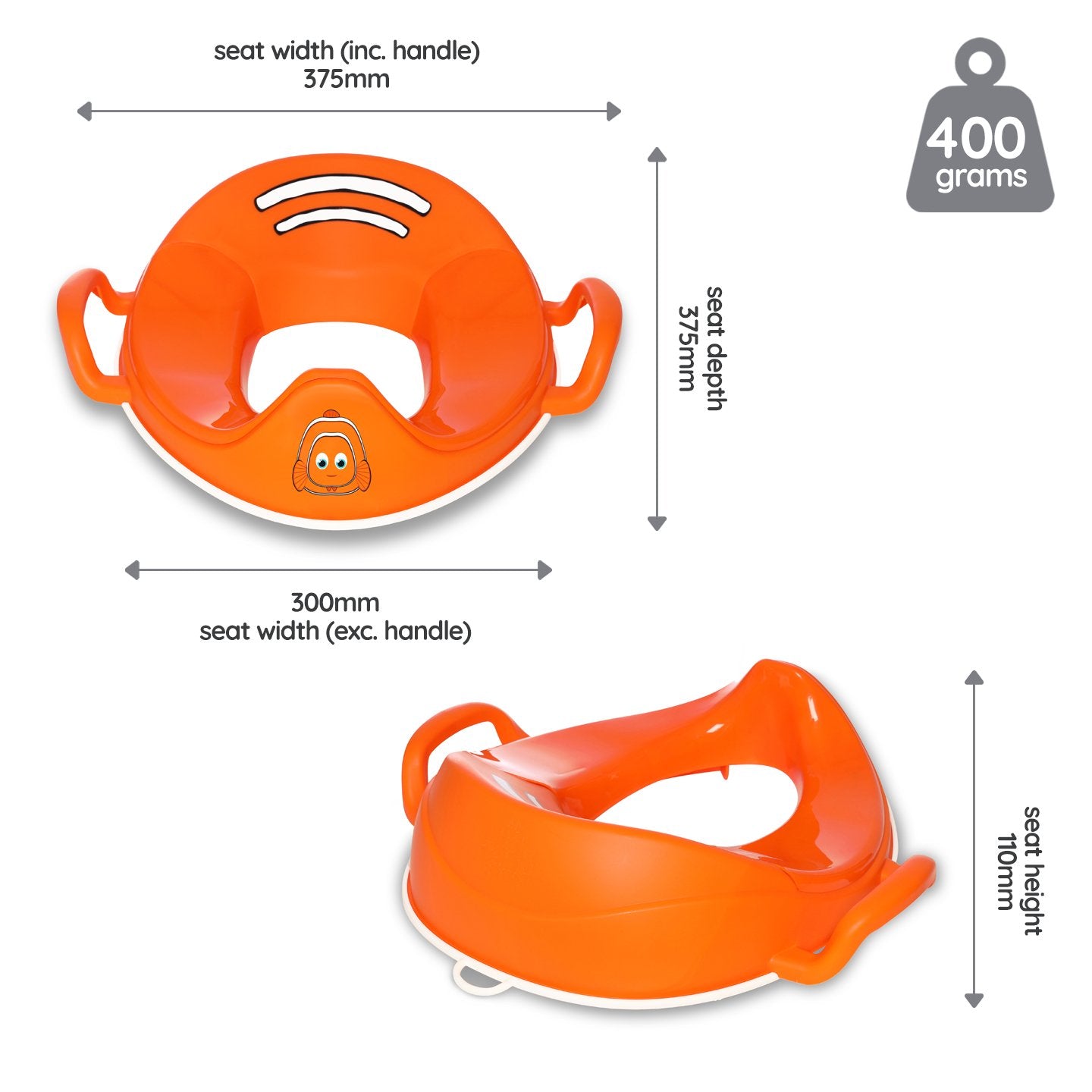 Portable Toilet Training Set - Clownfish – My Carry Potty®