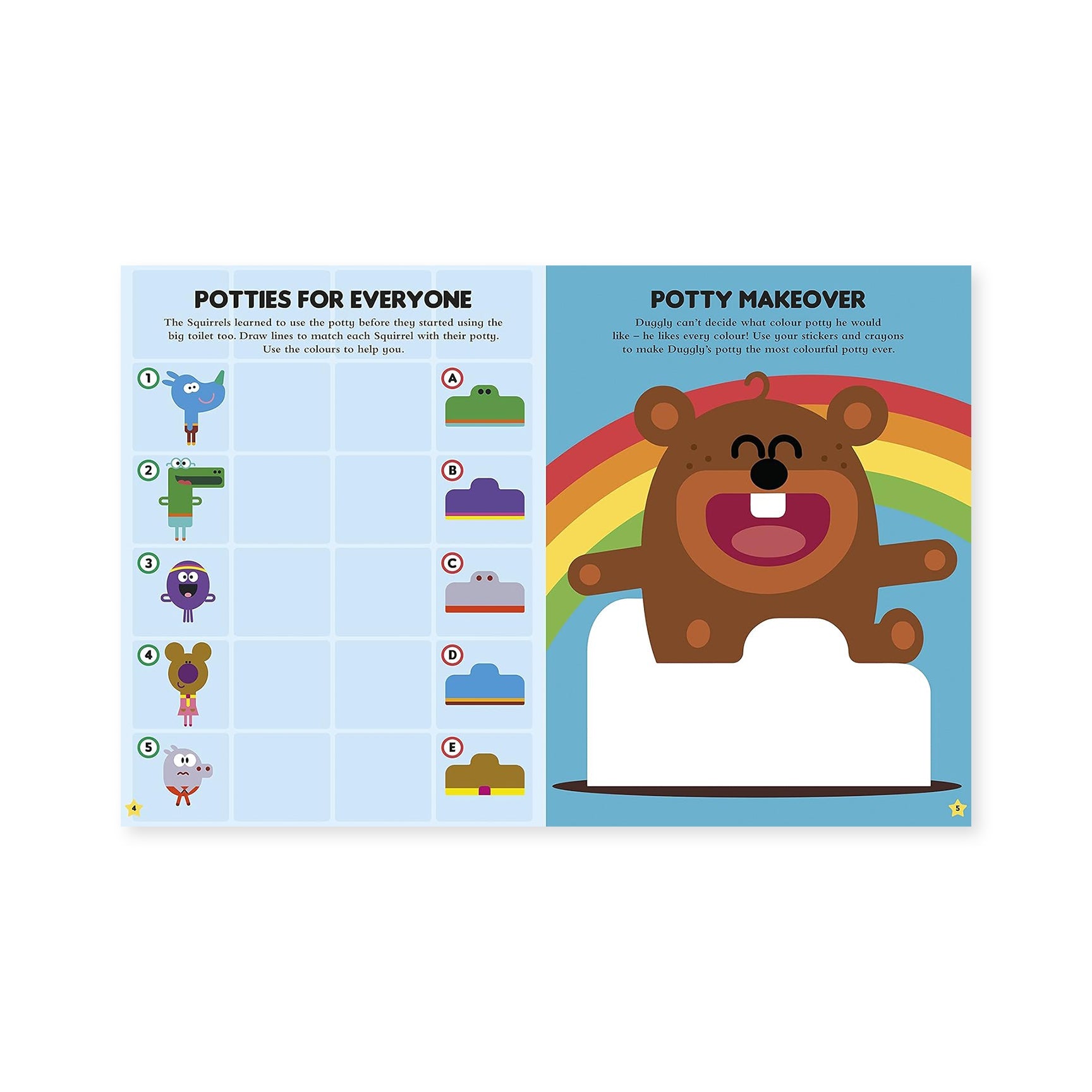 Hey Duggee: My Potty Badge Sticker Activity Book – My Carry Potty®