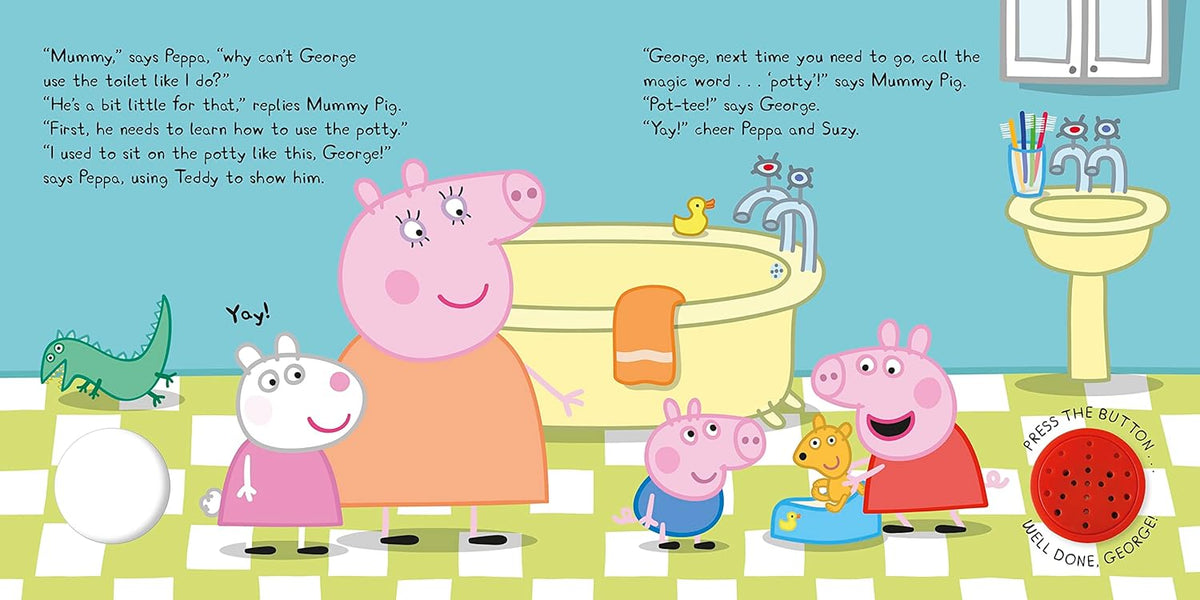 Peppa Pig: George's Potty Training Book – My Carry Potty®