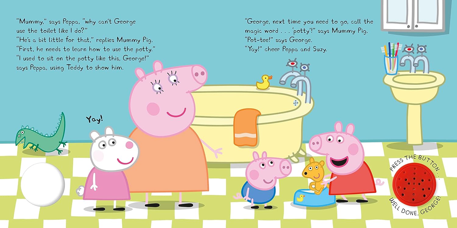 Peppa Pig: George's Potty Training Book – My Carry Potty®