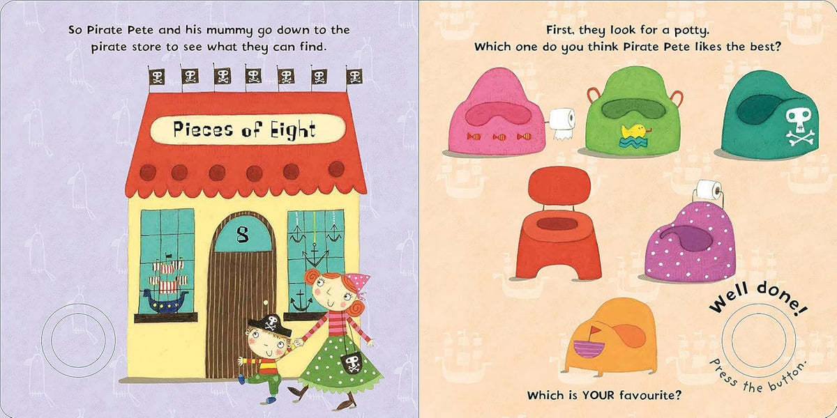 Pirate Pete's Potty Training Book – My Carry Potty®