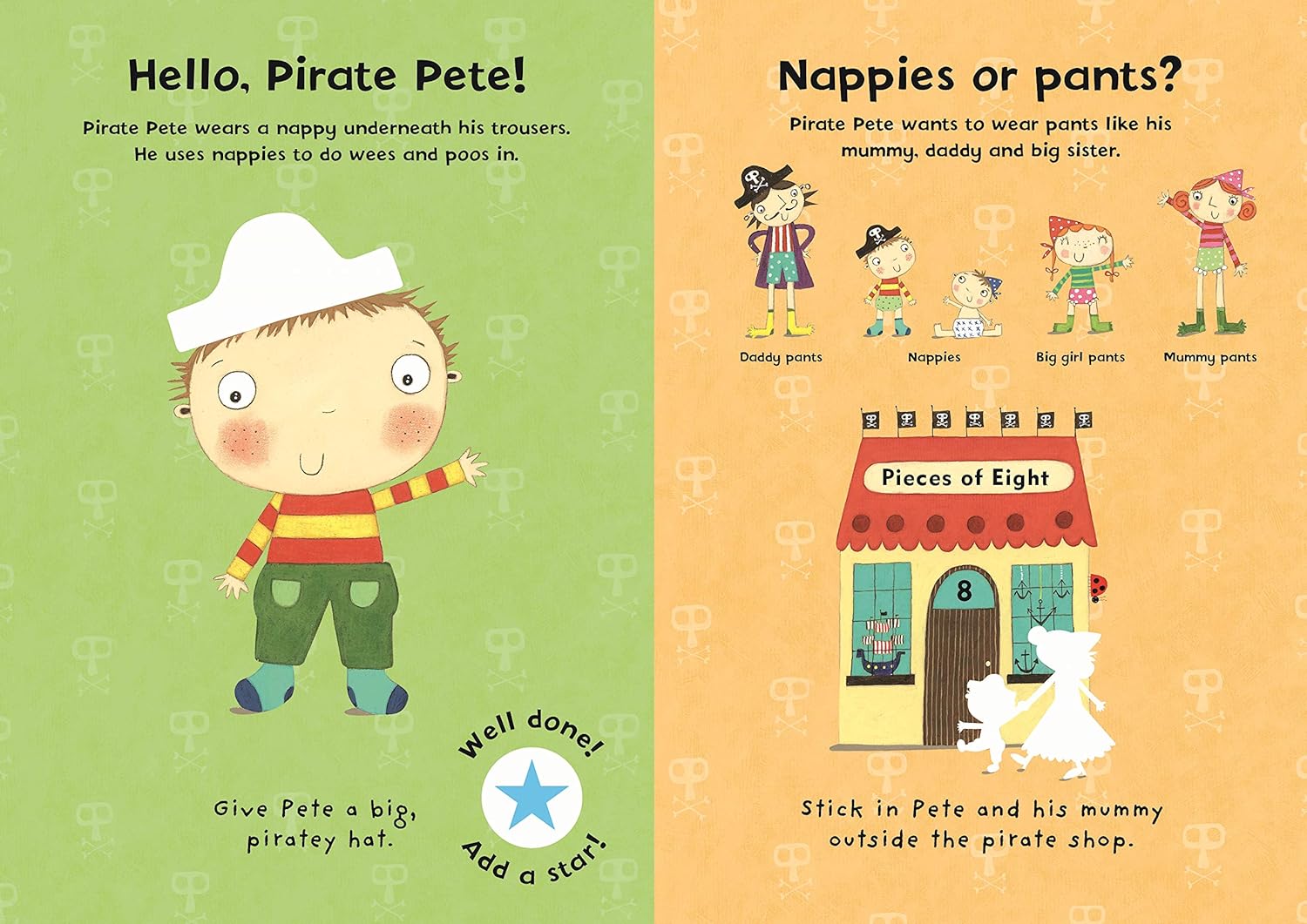 Pirate Pete's Potty Sticker Activity Book – My Carry Potty®