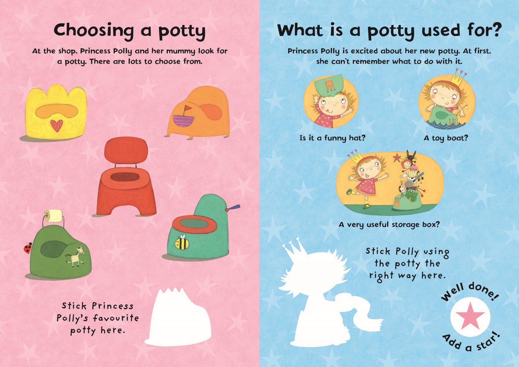 Princess Polly Potty Sticker Activity Book – My Carry Potty®