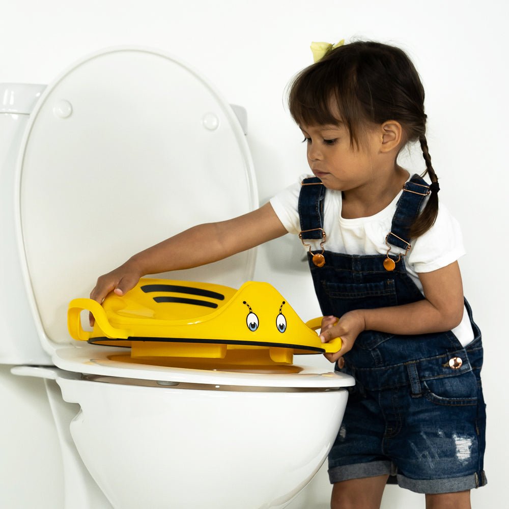 My Trainer Seat & Step Stool Toilet Training Bundle - Bee – My Carry Potty®