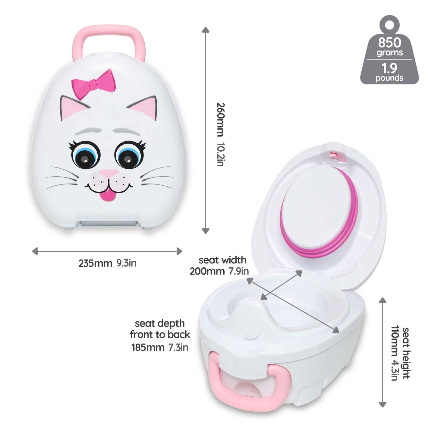 3-Pack Reusable Training Pants - Cat & – My Carry Potty®