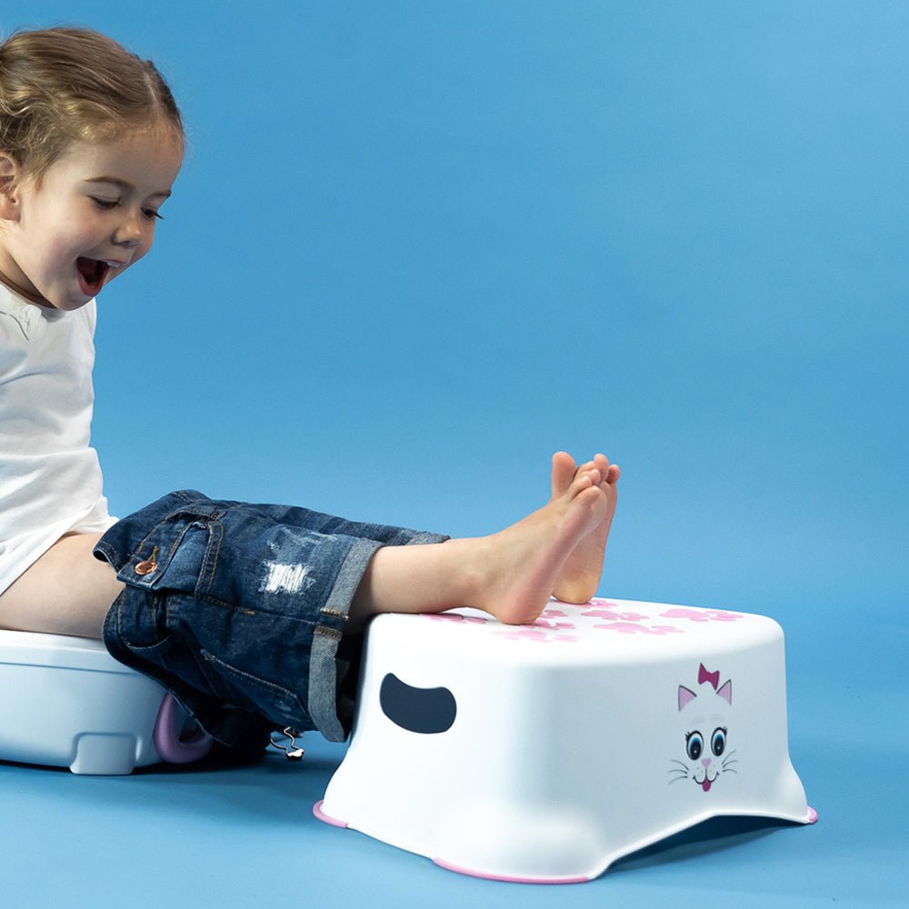Toddler Step Stool, Toilet & Kitchen Helper - Cat – My Carry Potty®