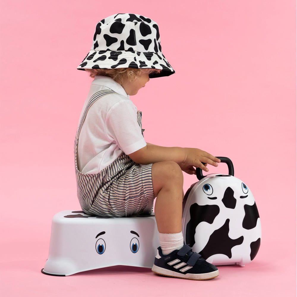 Secure Child-Friendly Step Stool - Cow for Home & Nursery – My Carry Potty®
