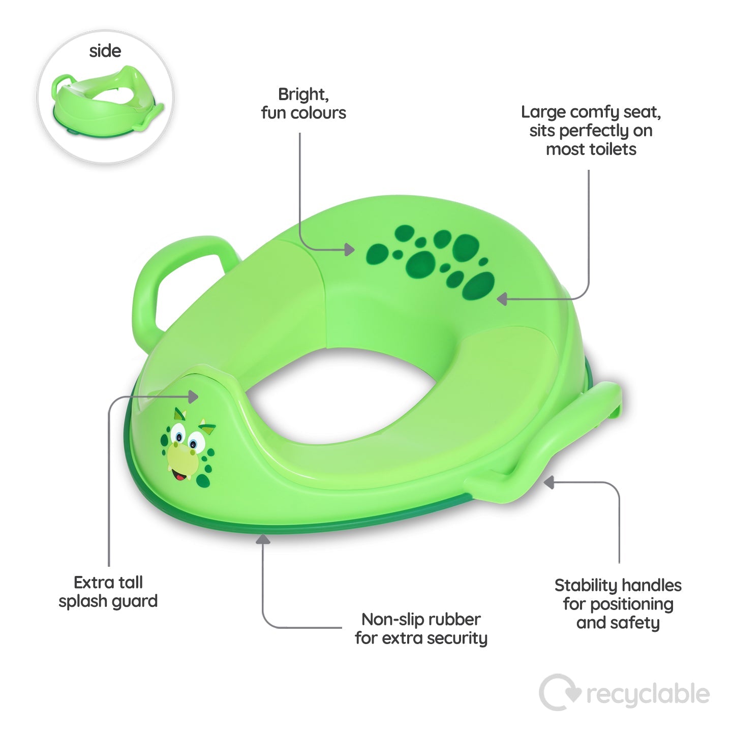 Dinosaur Potty Training Bundle, Toilet Seat & Stool – My Carry Potty®