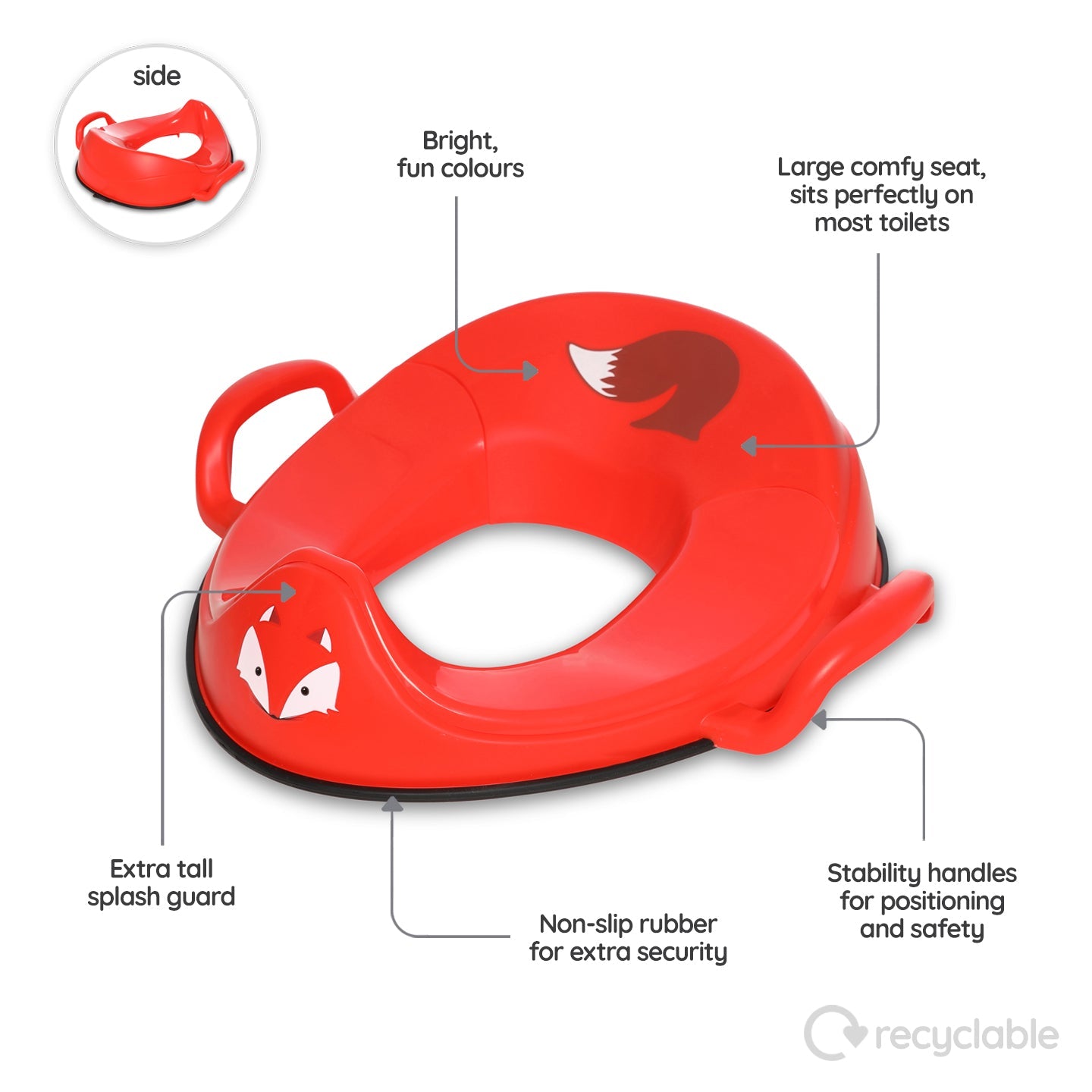 My Trainer Seat & Step Stool Fox - Toilet Training Bundle – My Carry Potty®