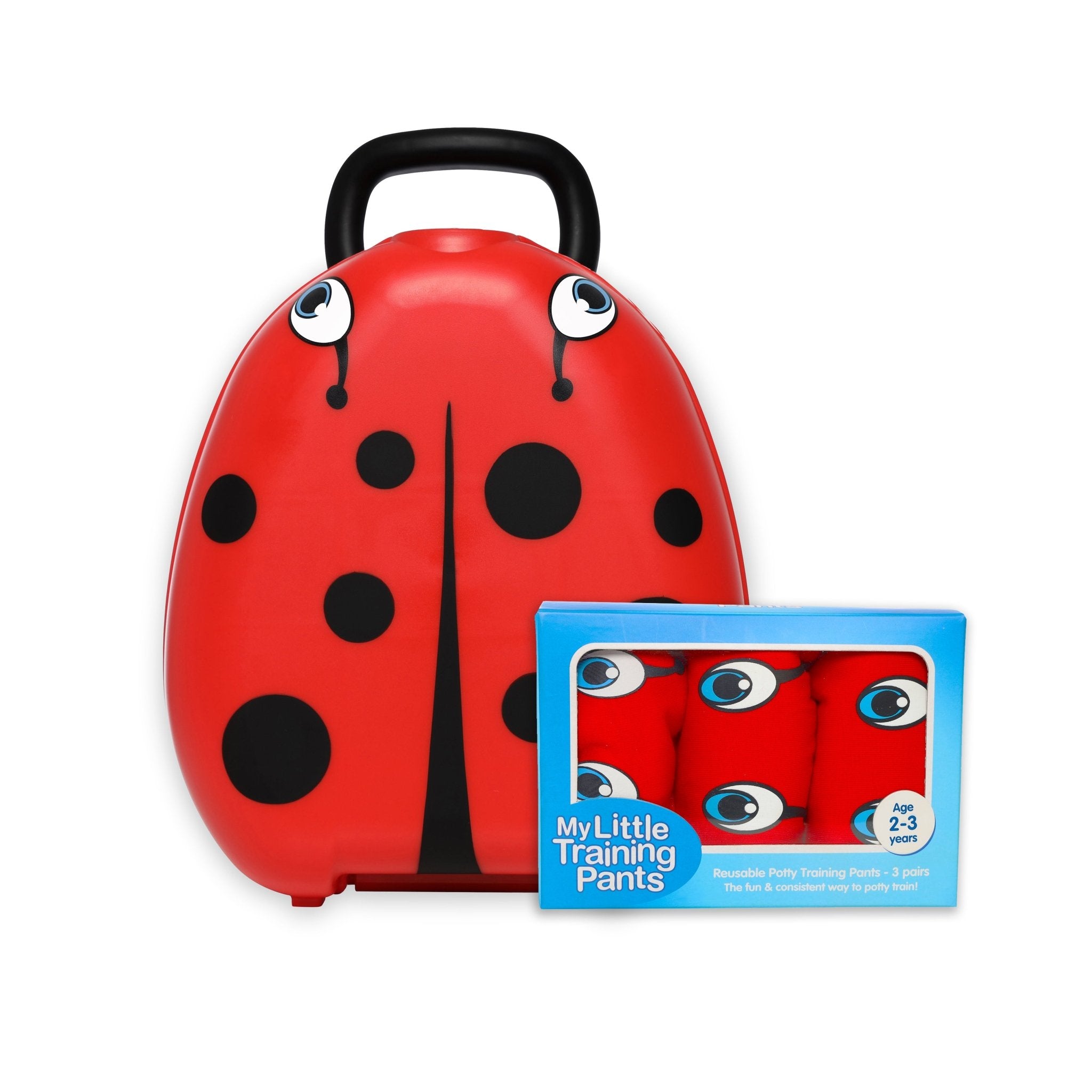 Potty Training Set with Portable & Reusable Pants - Ladybird – My Carry ...