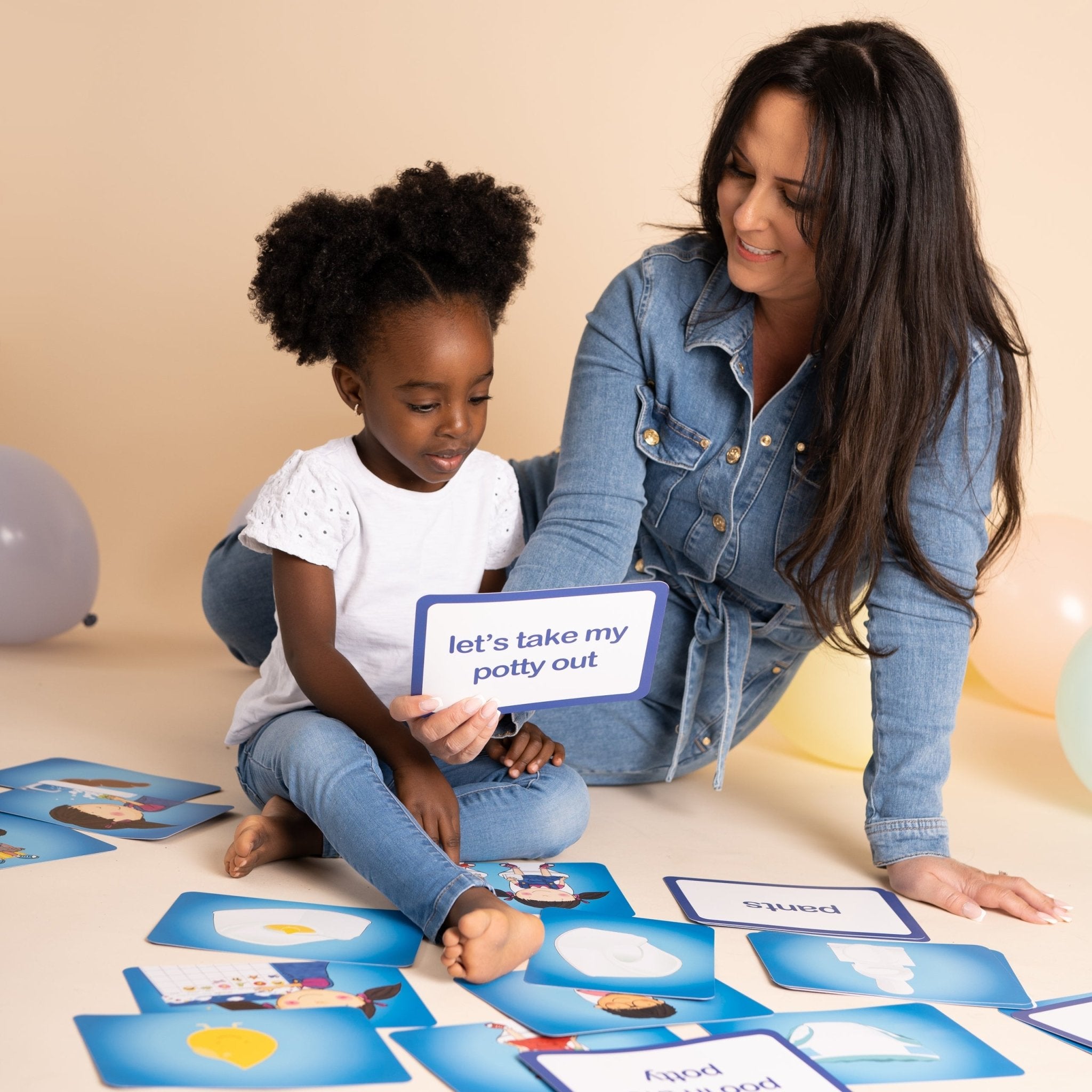Potty Training Flashcards for Educational Toddler Learning – My Carry ...