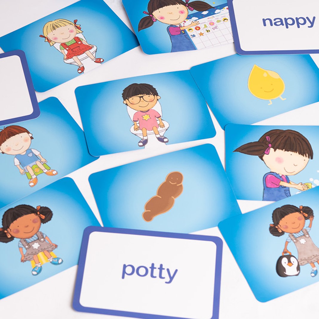 Potty Training Flashcards for Educational Toddler Learning – My Carry ...