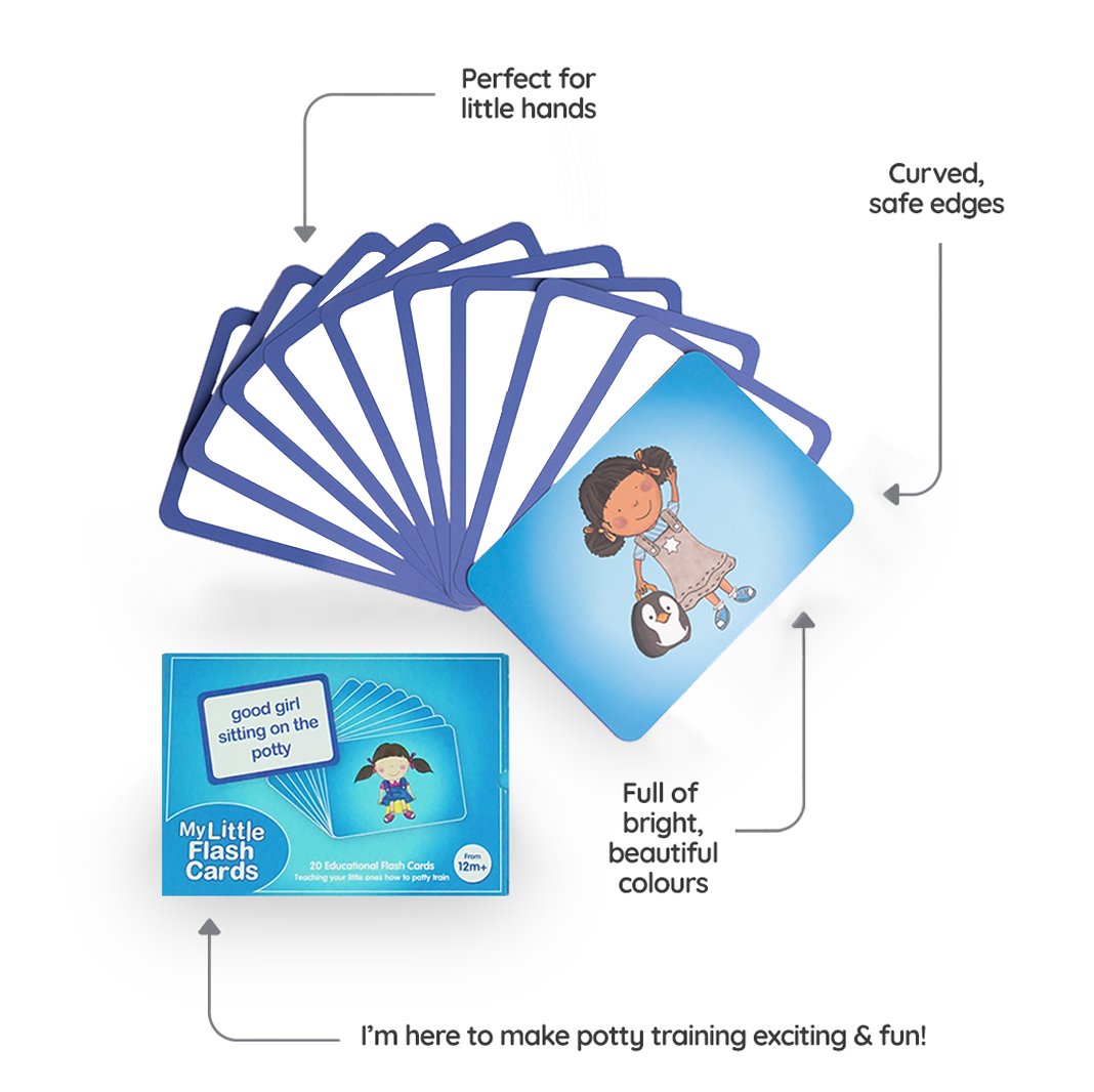 Potty Training Flashcards for Educational Toddler Learning – My Carry ...