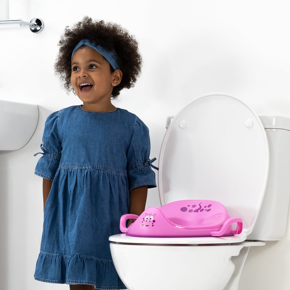 My Potty Trainer Seat & Step Stool - Pink Dragon – My Carry Potty®