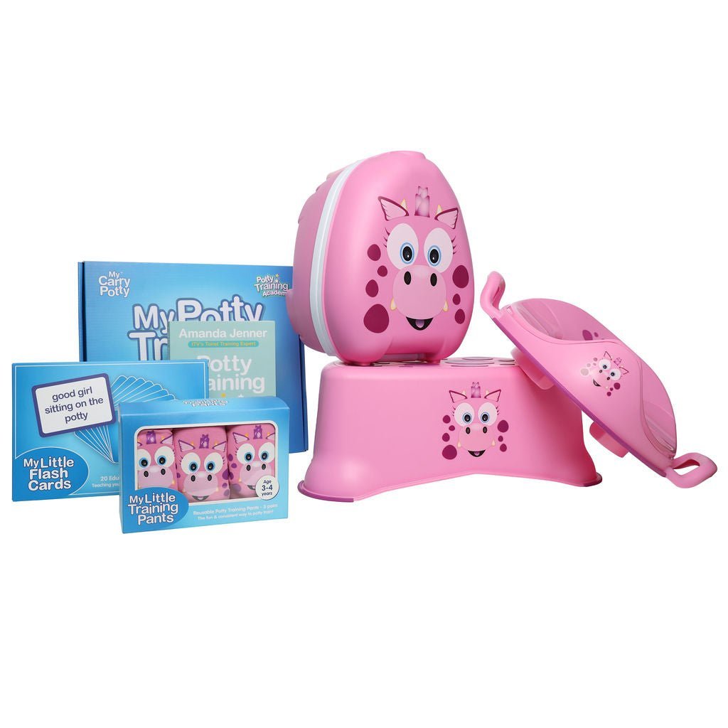Complete Toddler Potty Training Bundle - Pink Dragon – My Carry Potty®